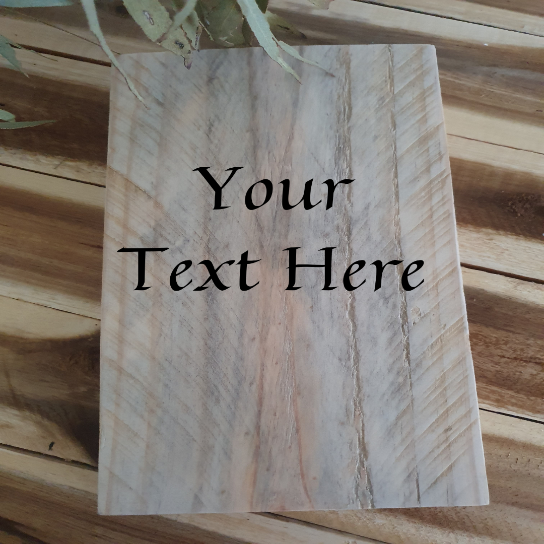 Customisable Recycled Wood Signage – Simple Country Living Shop